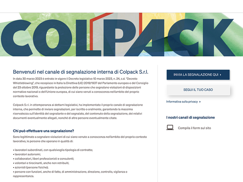 Press & News | Colpack S.r.l.